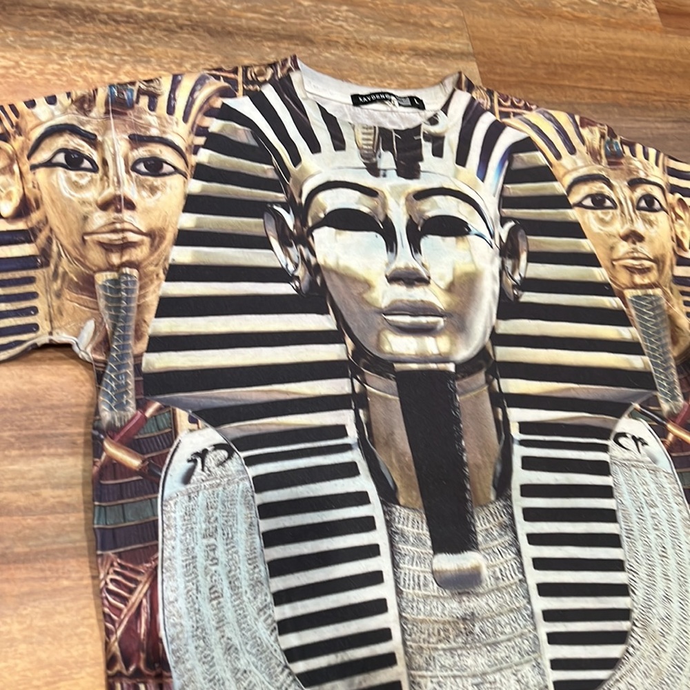 Kayden K Egyptian King Tut Full Graphic Shirt (Adult … - Gem